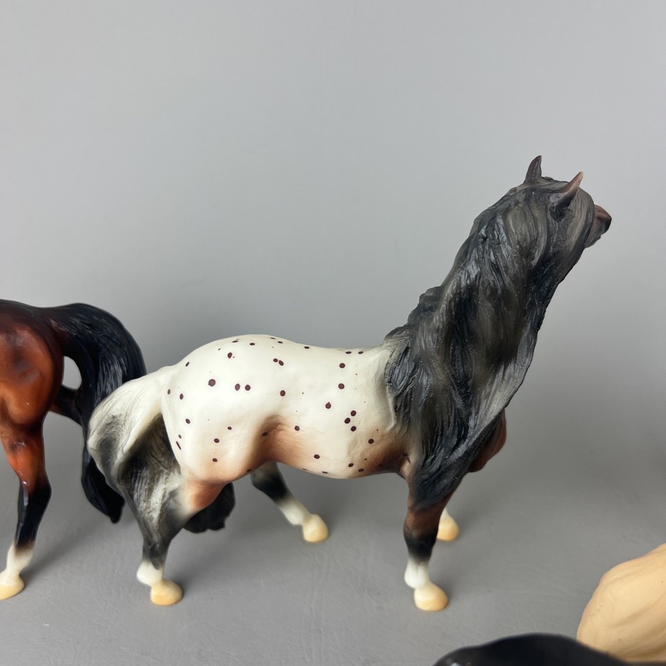 Lot Of 5 Classic Breyer Horse Mesteno Mustang Stallions ~ Appy, Black ...