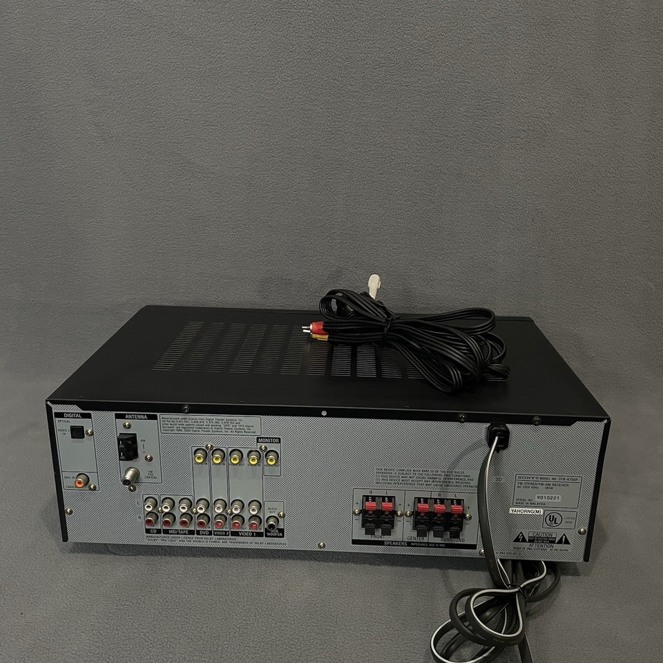 Sony STR-K740P Receiver HiFi Stereo 5.1 Channel Home Theater Tested 185 ...