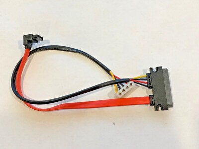 7 + 6 Pin Slimline SATA Cable for Slim Laptop SATA DVD CD-RW Drive ...