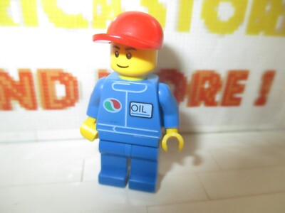 Lego - Minifigures - City - Octan Blue Oil Blue Legs Red Cap 9348 ...
