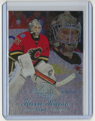14-15 2014-15 Fleer Showcase Flair Blue Ice #18 Karri Ramo Row 2 25/99 ...