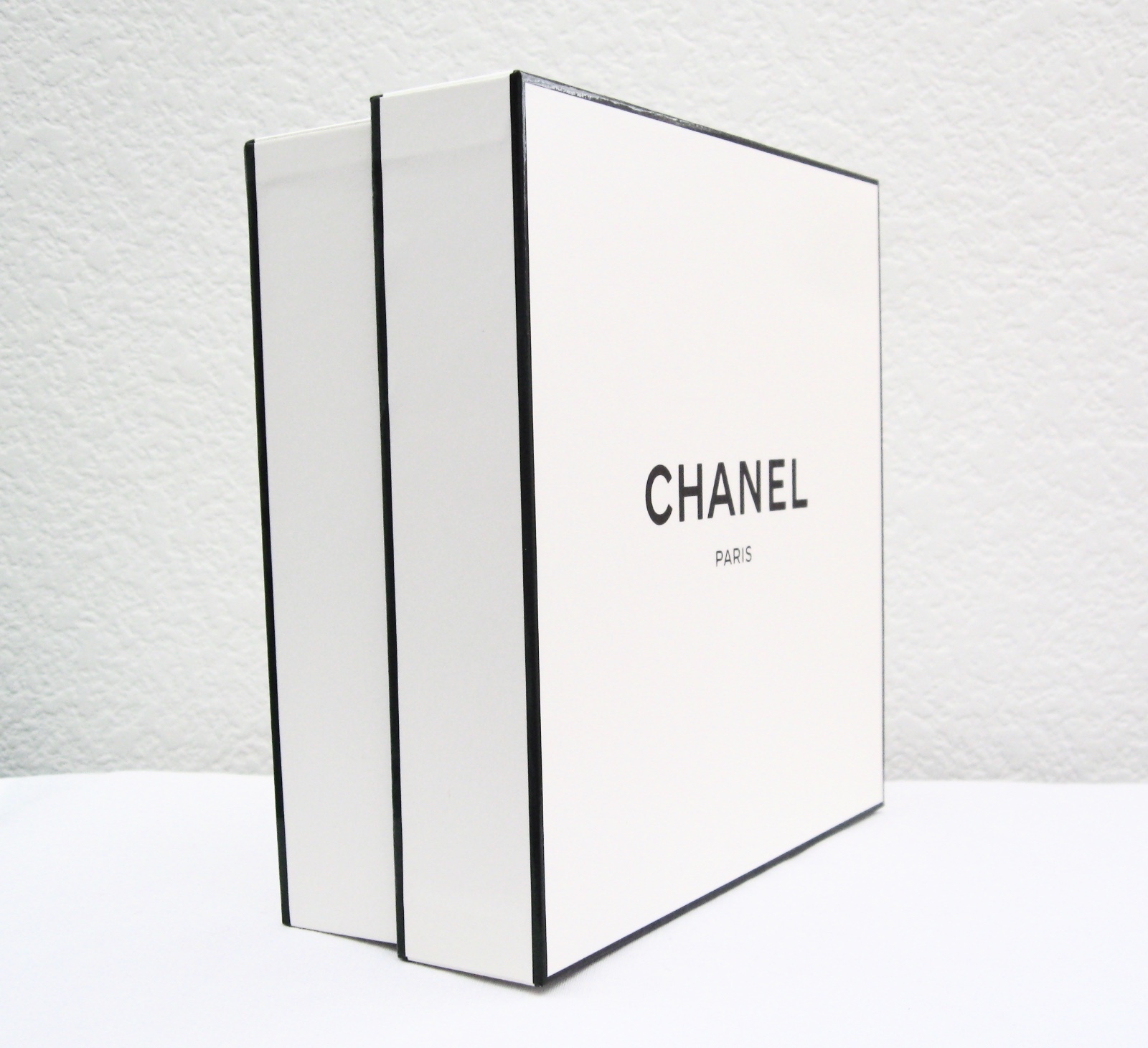 CHANEL Gift Box WHITE TOP & BOTTOM | eBay