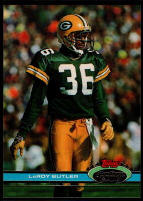 1991 Topps Stadium Club #248 LeRoy Butler Green Bay Packers Football ...