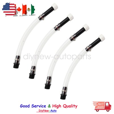 4 Pack Deluxe Fuel Jug Hose Filler Racing Utility Gas Can Kit VP Spout ...
