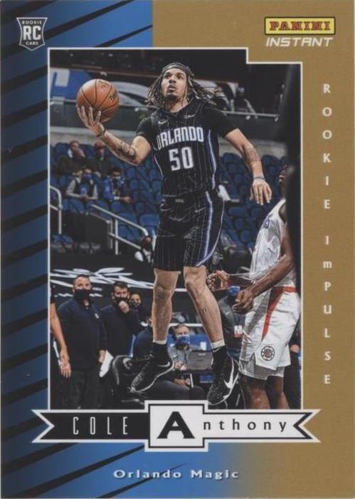 2020-21 Panini Instant - Rookie Impulse Cole Anthony #RI-15 /1740 (RC ...