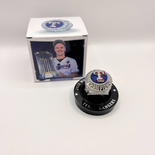 Texas Rangers Josh Jung Replica World Series Ring SGA 4/29/25 Stadium ...