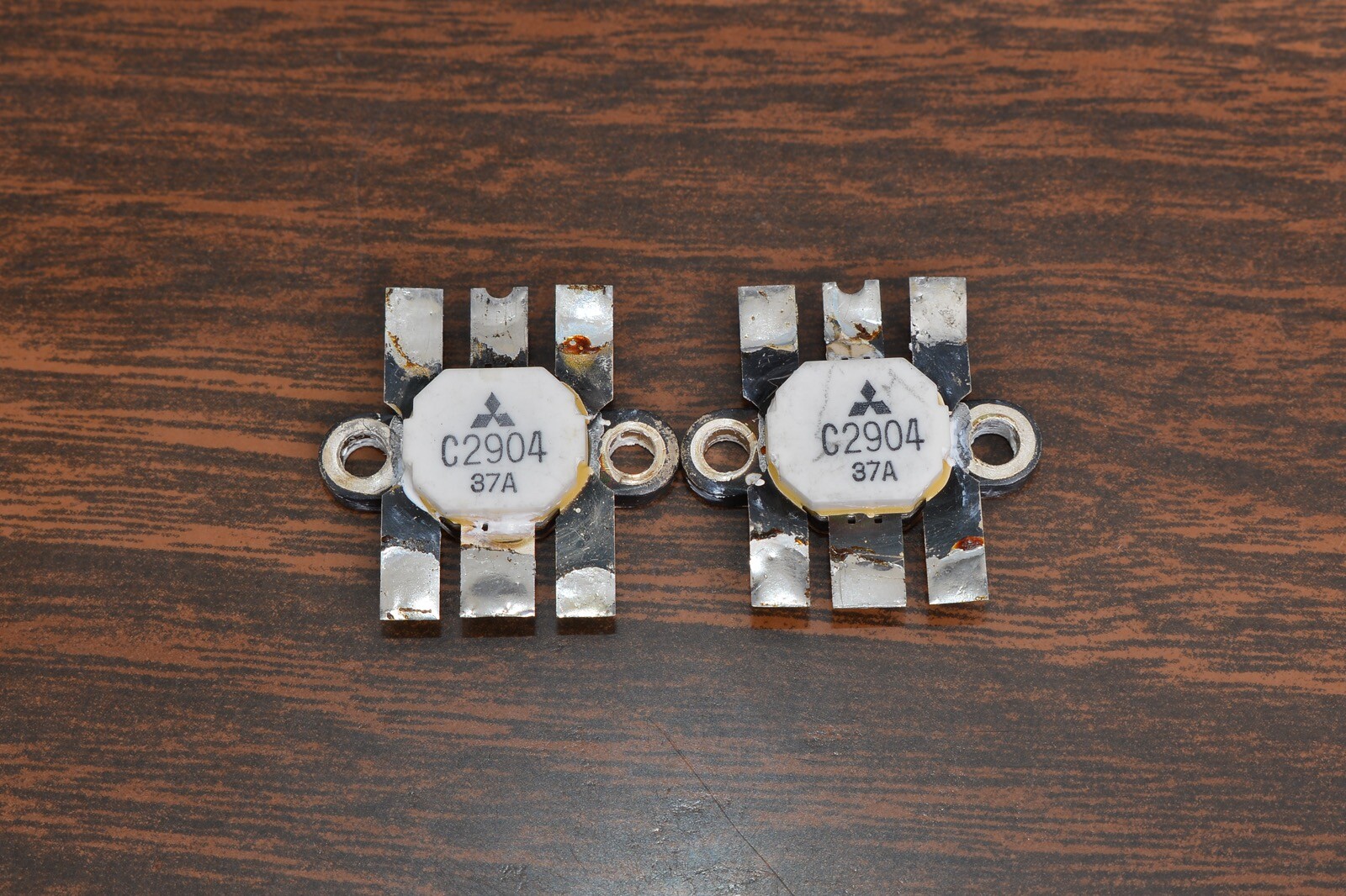 ICOM IC-765 PARTS: MATCHED PAIR MITSUBISHI 2SC2904 RF POWER TRANSISTORS ...