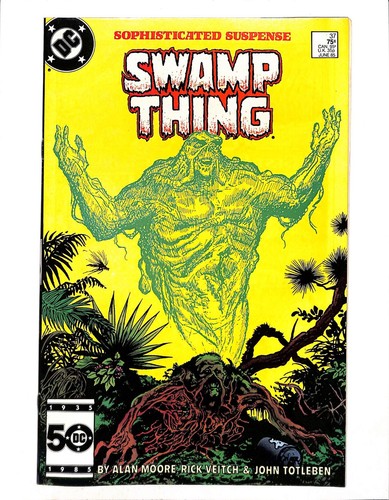 Swamp Thing #37 Alan Moore 1st John Constantine Key Raw Classic (JS) 88 ...