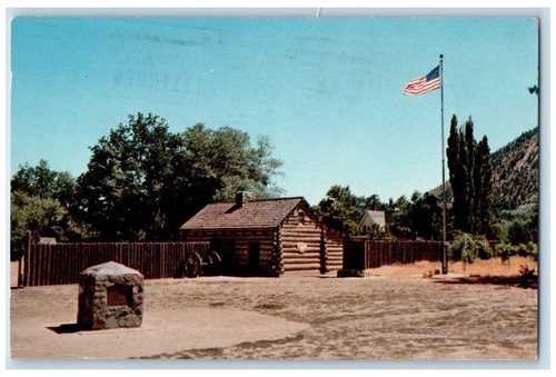 1958 Scenic View Fort Genoa Trading Post Reno Nevada NV Vintage Antique ...