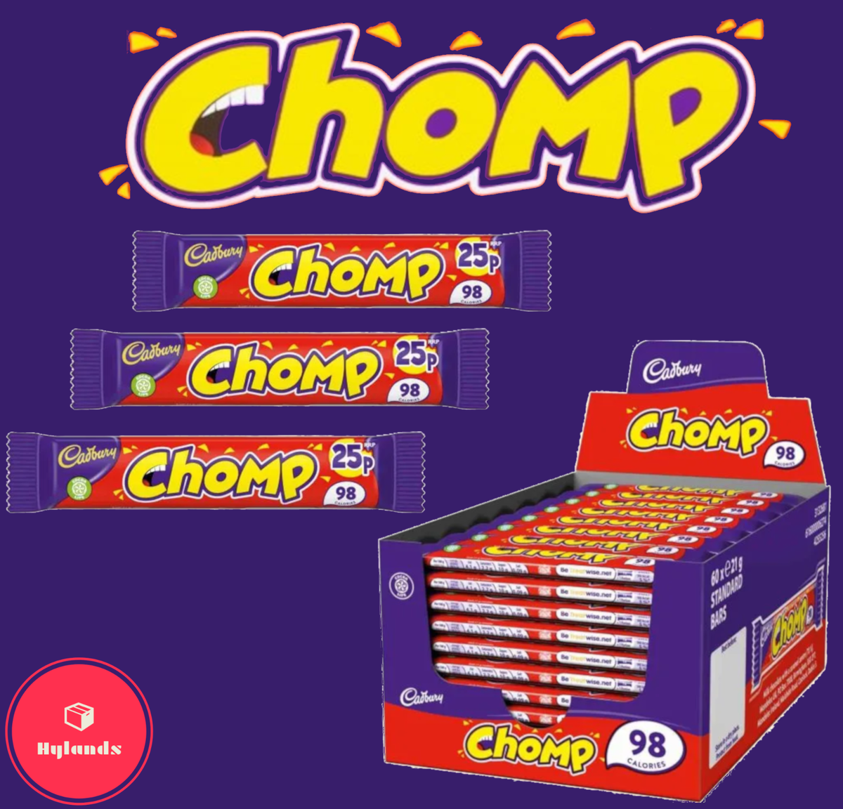 Chomp Candy Bar Cadbury Chomp 21g – LollyShop NZ