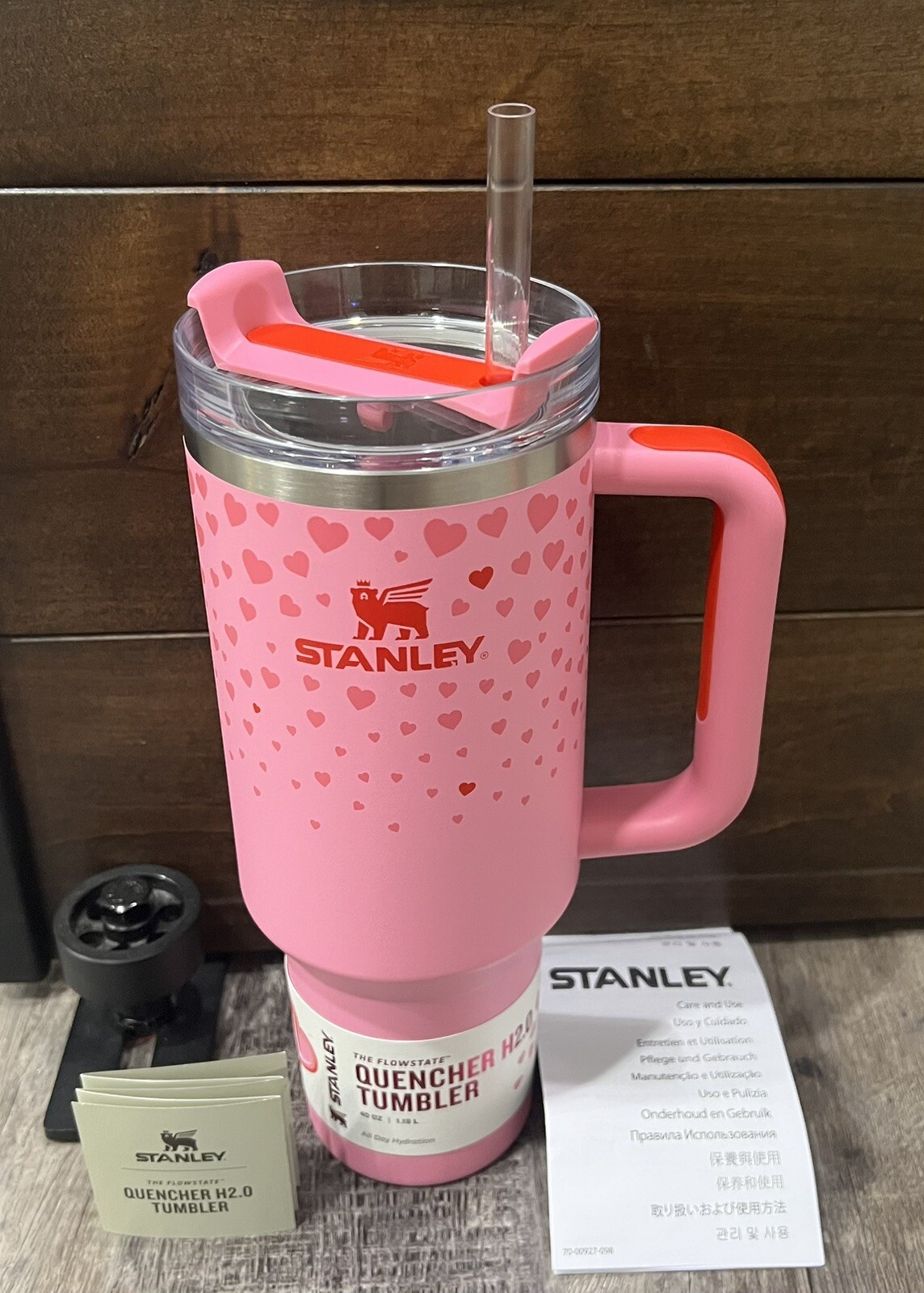Stanley X Target Exclusive SWEET HEARTS Pink Valentines 40 Oz Tumbler ...