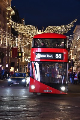 LT54 LTZ 1054 GO AHEAD NEW ROUTEMASTER 30TH DEC 2017 6x4 London Bus ...