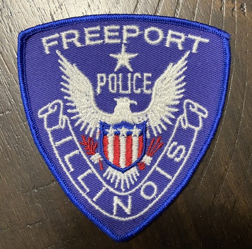 Freeport Illinois Police Patch - 4 1/4" | eBay