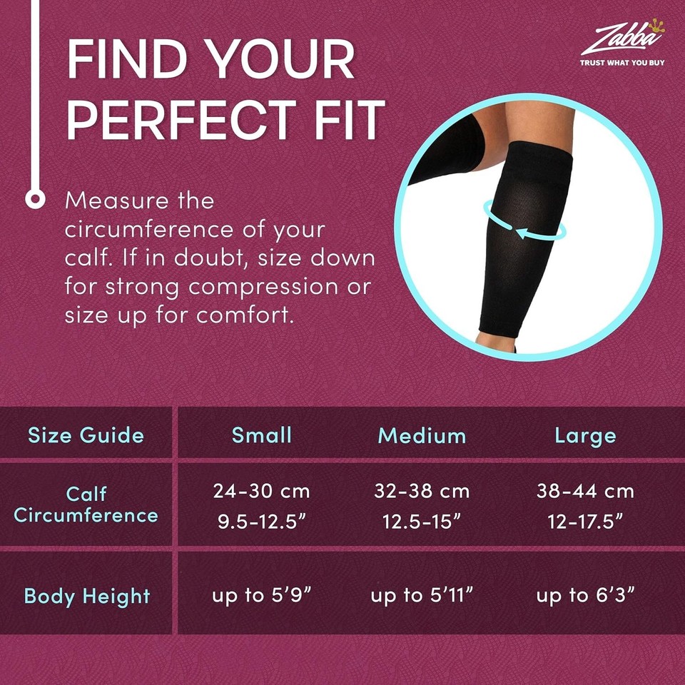 Elastic Calf Support Compression Sleeves Running Leg Pain Shin Splints ...