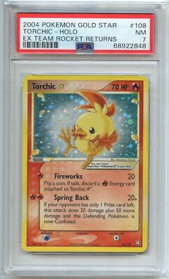 2004 Team Rocket Returns Torchic Gold Star 108/109 (PSA 7) | eBay