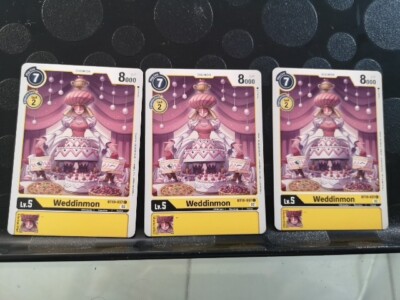 Weddinmon *3 Carte Digimon Anglais Bt10-037 | eBay