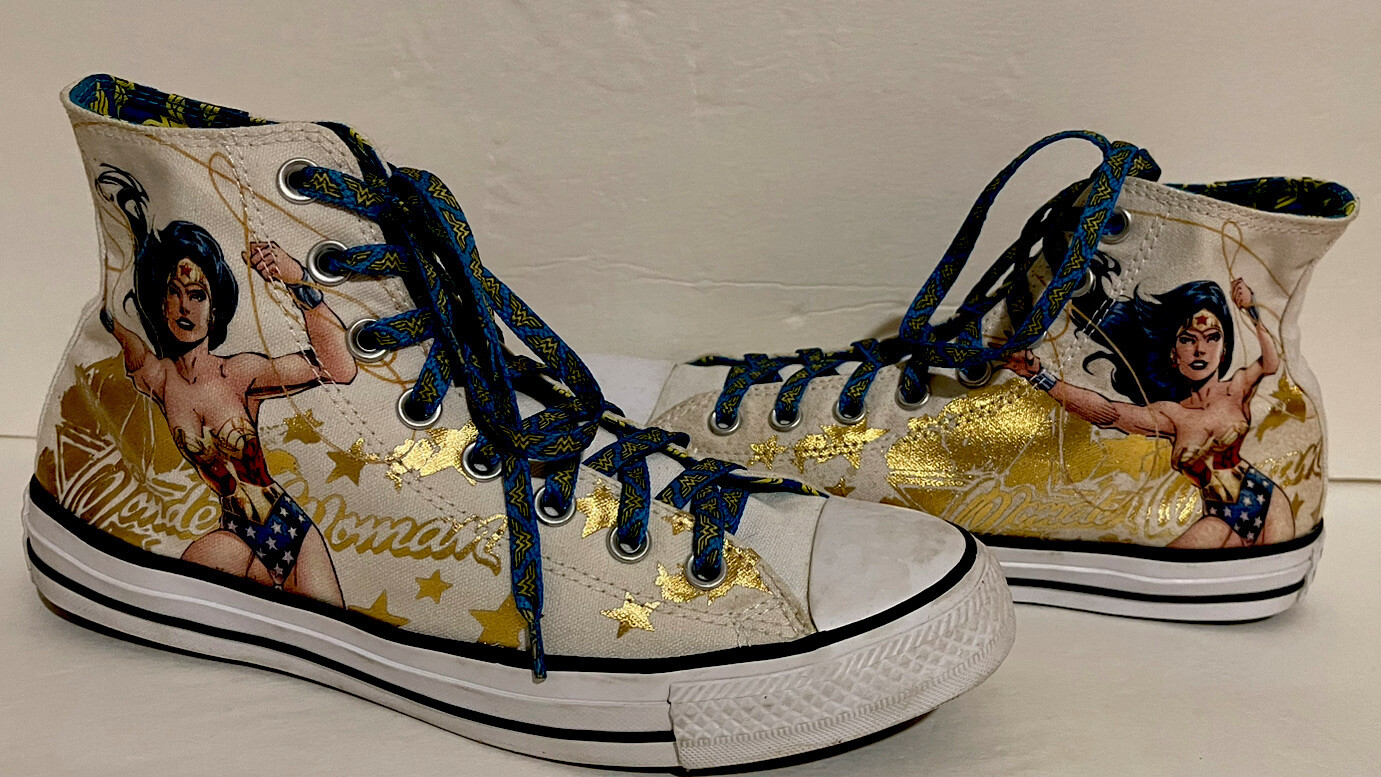 Converse Chuck Taylor All Stars Wonder Woman Sneakers… - Gem