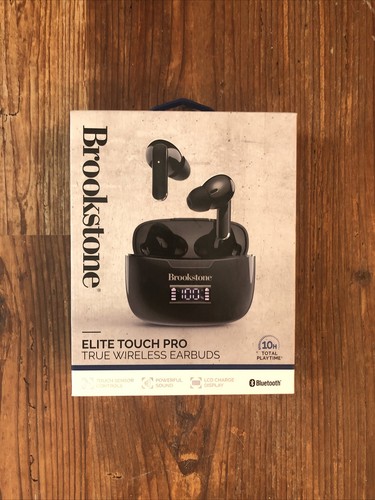 NEW Brookstone Elite Touch Pro True Wireless Earbuds | eBay