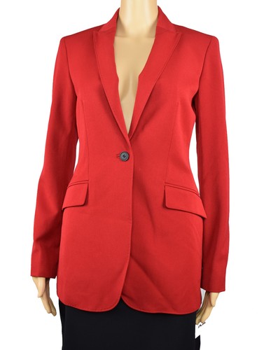 Anne Klein Womens Red One Button Blazer Jacket 2 | eBay