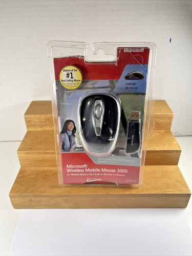 Genuine OEM Microsoft Wireless Mobile Mouse 3000 PC| Mac USB MODEL 1359 ...