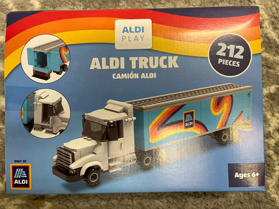 Aldi Truck Aldi Play Bricks 212 Pieces New In Sealed Box | eBay