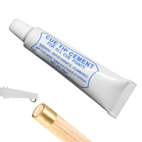 Pool Snooker Billiard Cue Stick Tip Point Tipping Repair Cement Glue ...