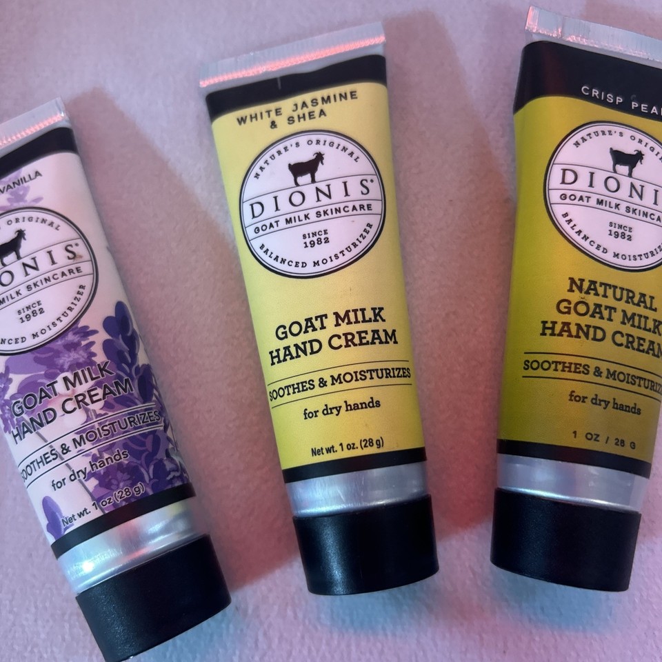 Dionis Goat Milk Skincare Goat Milk Hand Cream 1 Oz Each Lot Of 3 | eBay
