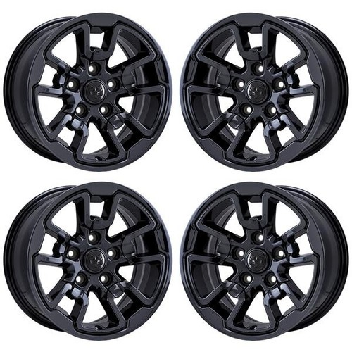 17" DODGE RAM 1500 PVD BLACK CHROME WHEELS-C RIMS FACTORY OEM 2553 ...