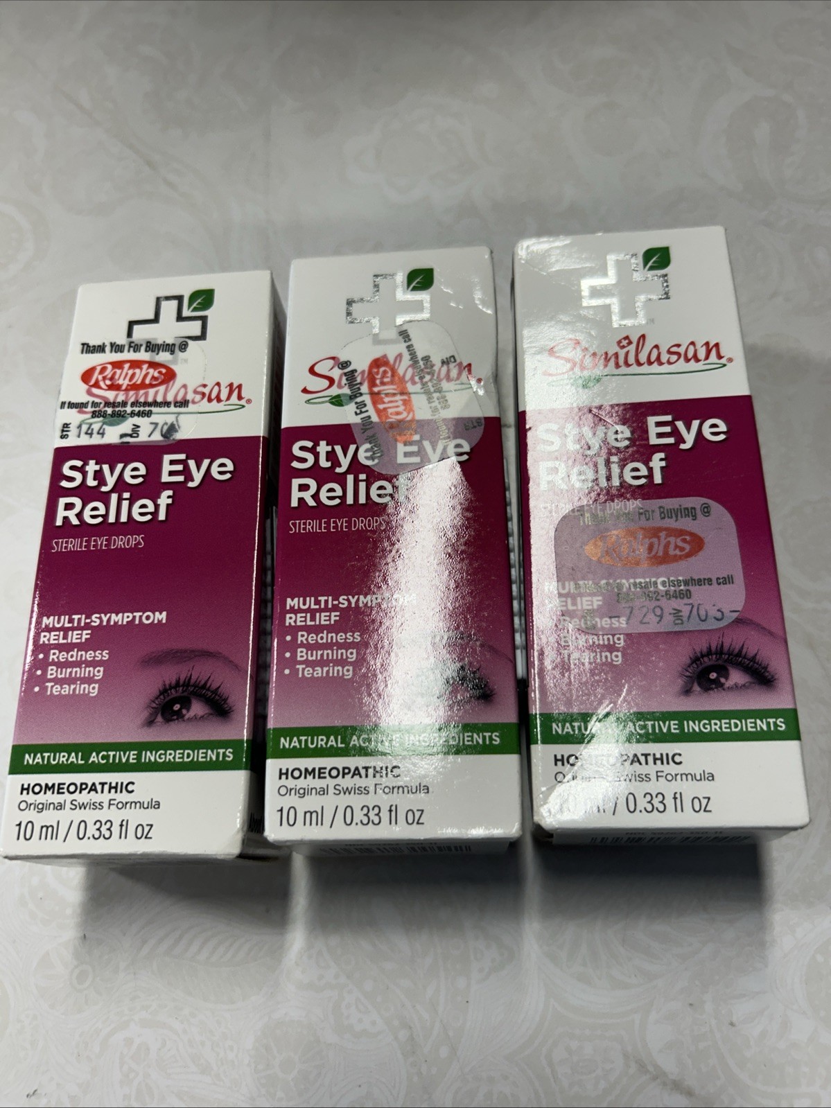*Lot of 3 Similasan Stye Eye Relief Sterile Drops - 0.33 oz | eBay