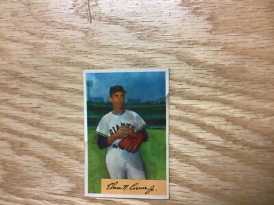 1954 Bowman Baseball Al Corwin New York Giants Card #137 | eBay