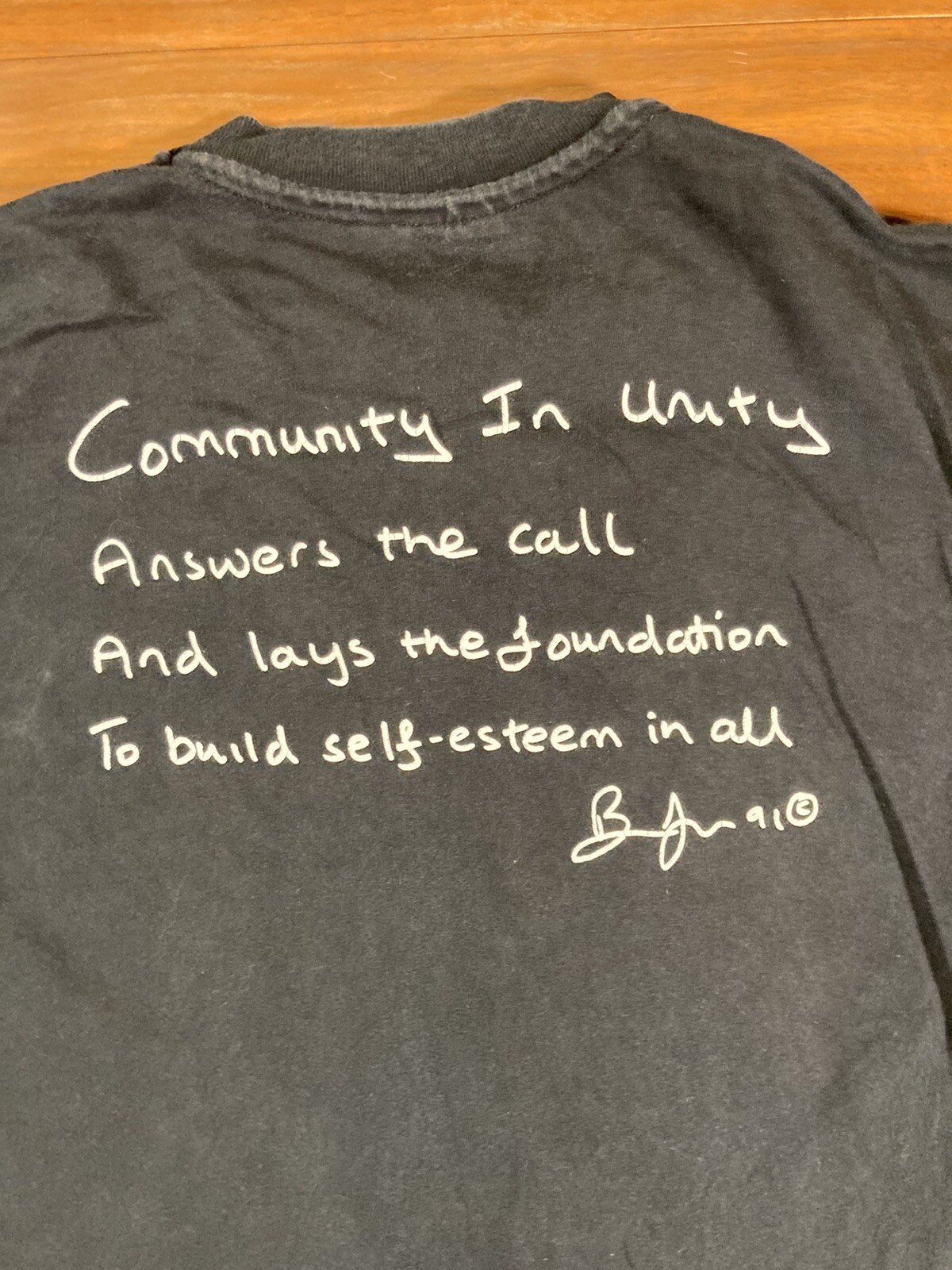 Vintage Brian Joseph Community in Unity ART T Shirt S… - Gem