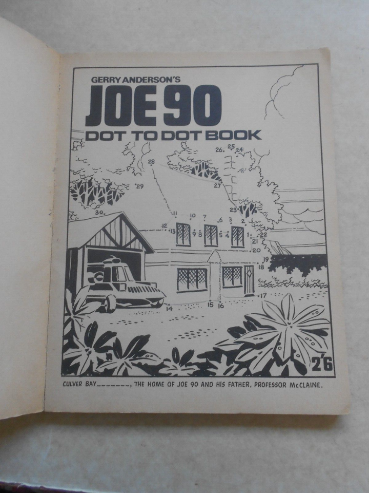 GERRY ANDERSON'S JOE 90 DOT TO DOT BOOK - PB - Century 21 Publishing ...