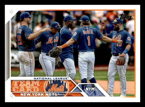 2022 Topps New York Mets Team Card Jeff McNeil #291 Baseball Centered ...
