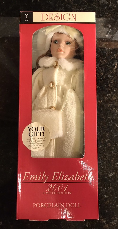 EMILY ELIZABETH 2001 LIMITED EDITION PORCELAIN DOLL PS DESIGN | eBay