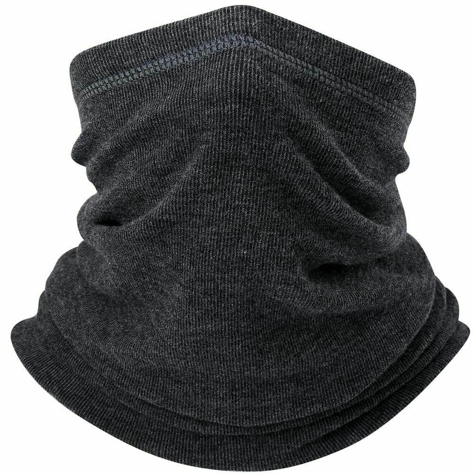 Winter Windproof Fleece Neck Warmer Gaiter Ski Face Mask Scarf for Cold ...