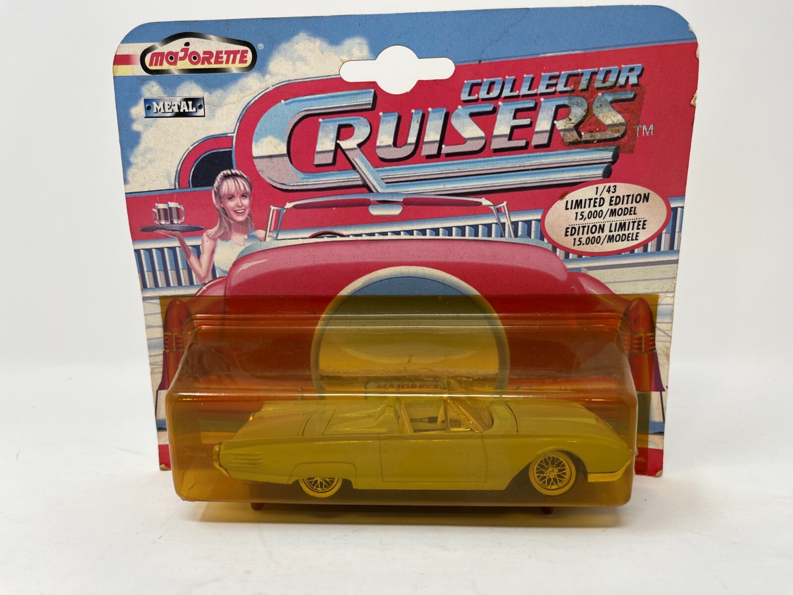 Majorette Collector Cruisers 1/43 1961 Ford Thunderbird Convertible Lt ...
