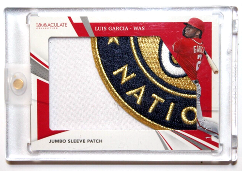 2021 Panini Immaculate Collection - Jumbo Jerseys Luis Garcia #JJ-LVG ...