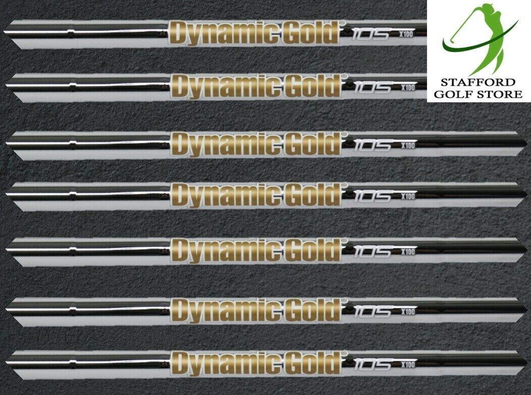 True Temper Dynamic Gold 105 Steel Golf Iron Shaft R300/S300/X100 Flex ...