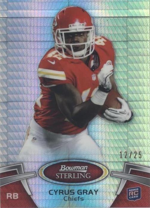 2012 Bowman Sterling - Cyrus Gray #67 Prism Refractor /25 (RC) for sale ...