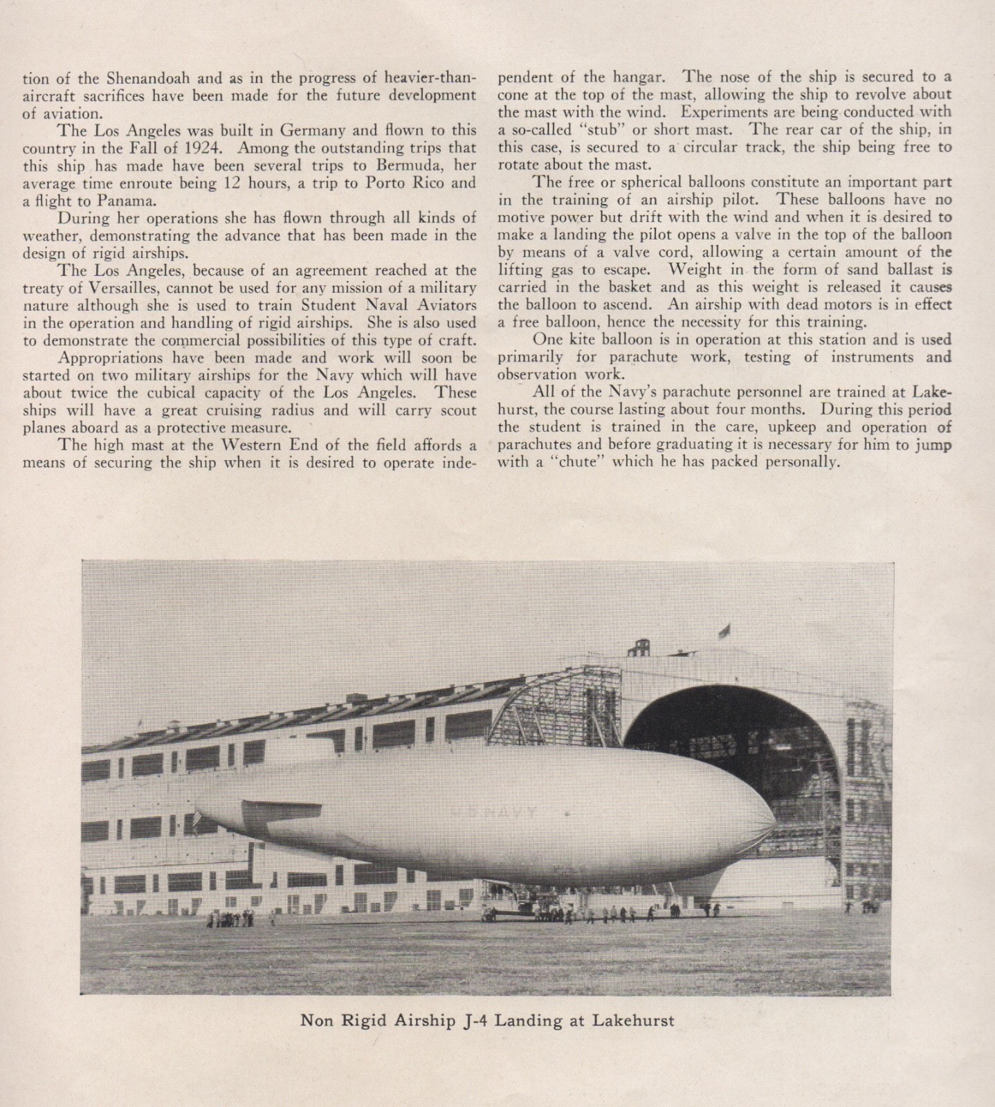1930s Dirigible Magazine " Airships " US Naval Air Station Lakehurst NJ ...