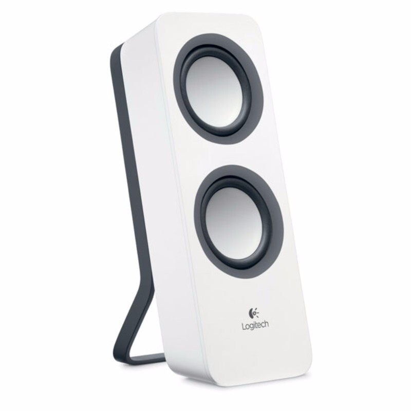 Logitech Multimedia Speakers Z200 Stereo Sound Multiple Device White 3 ...