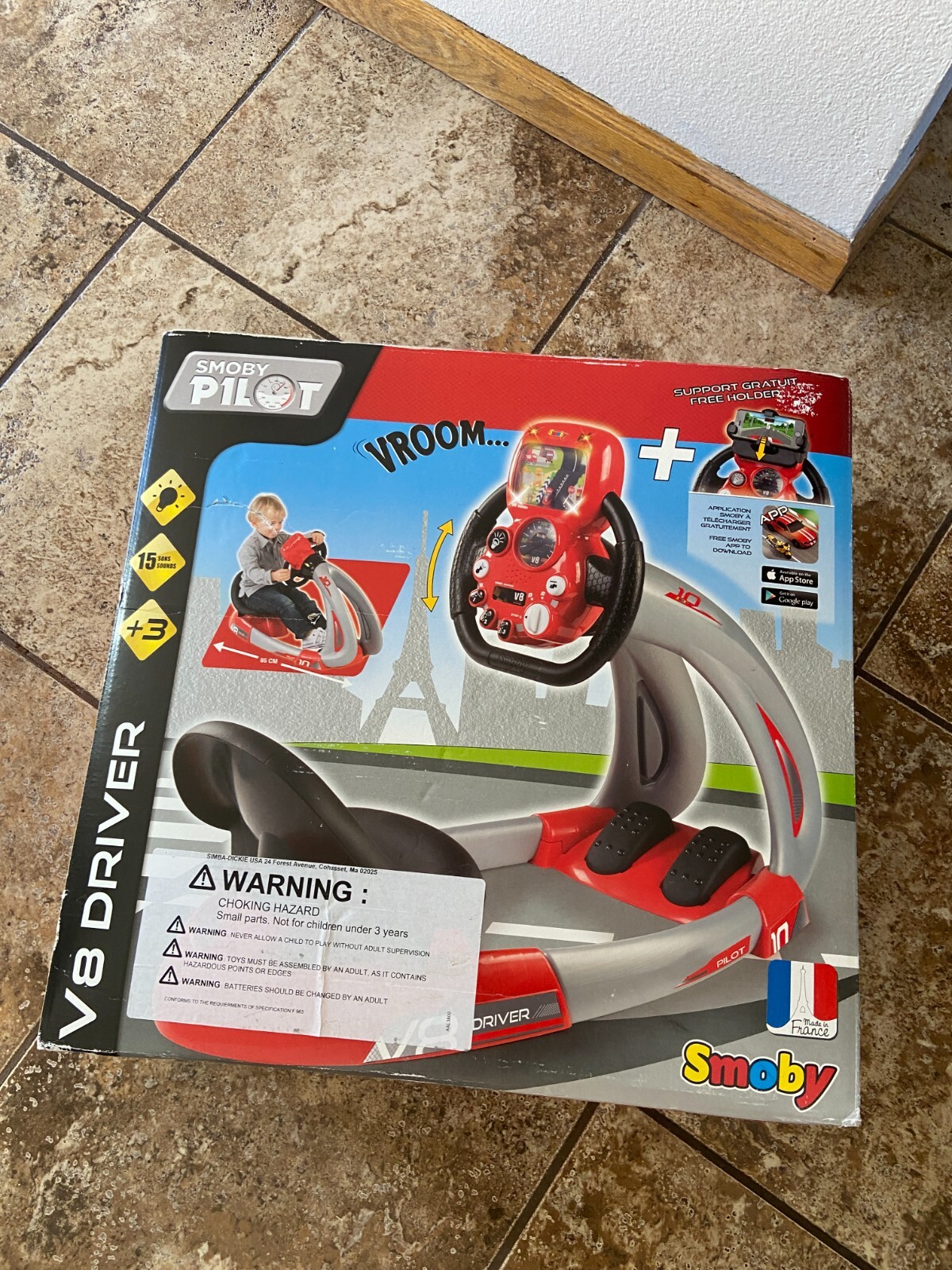 Smoby - 370206 - Pilot - V8 Driver + Support 696232548207 | eBay