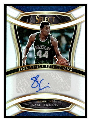 Sam Perkins 2020 Panini Select Silver Signature Selections Autograph | eBay