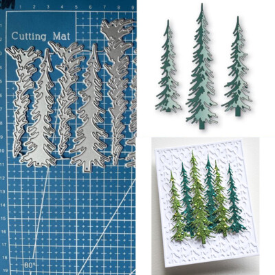 Metal Cutting Dies Trees Scrapbooking Album Paper Card Embossing ...