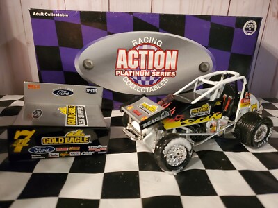 Action 1997 Jeff Swindell #7 Gold Eagle Sprint Race Car 1:24 Diecast ...