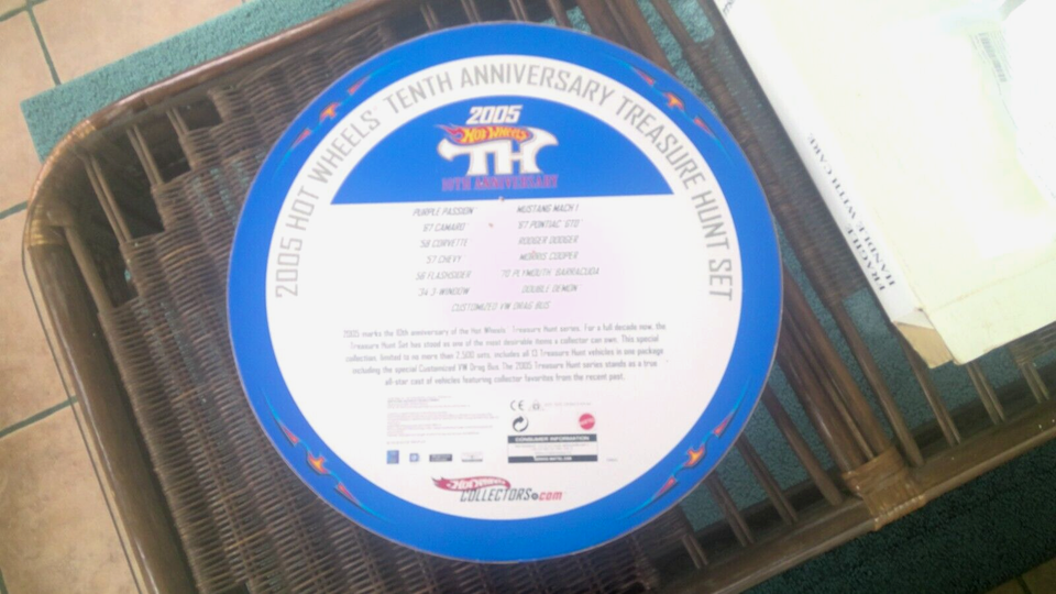 Hot Wheels 2005 Redline Club RLC Treasure Hunt Box 12 Car Set with ...