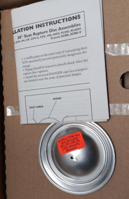 Fike PV Rupture Disc Stainless Steel 428.70 PSIG 425°F (MZ65) | eBay