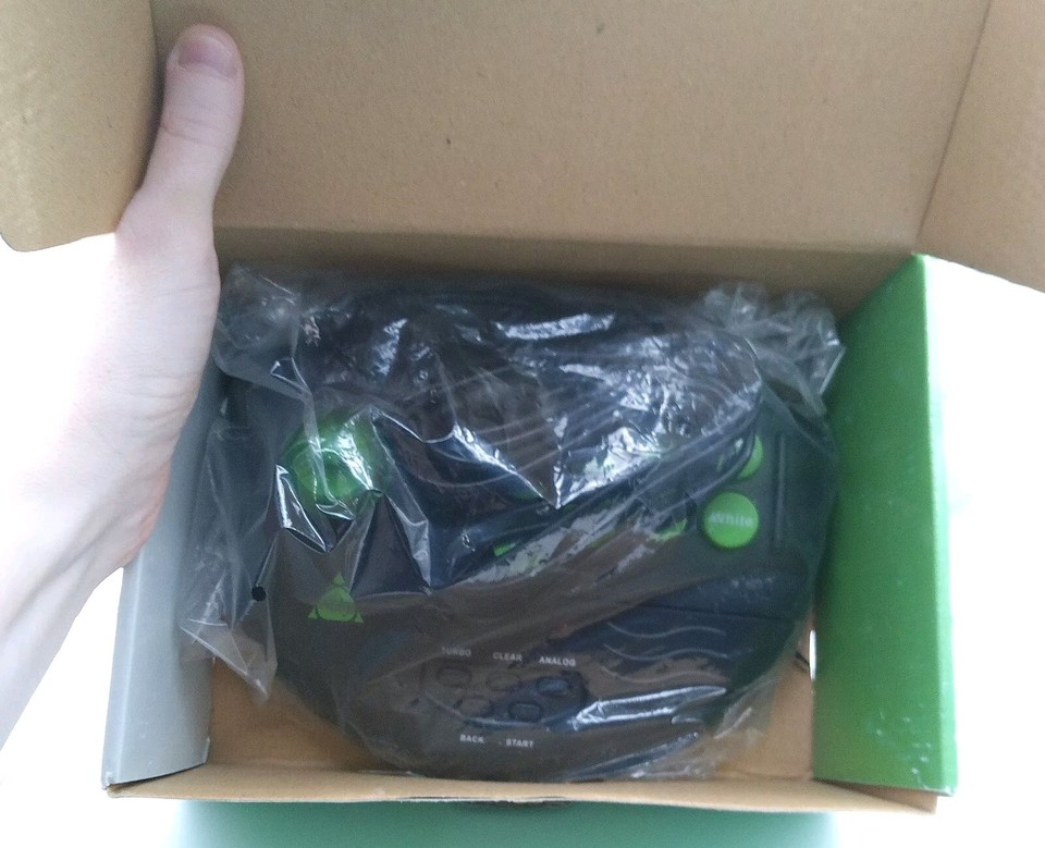 Nuby Microsoft Xbox Original Arcade Joy Stick Rare HTF Brawler Fighting ...