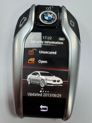 GENUINE BMW 5 SERIES SMART DISPLAY TOUCH SCREEN 4 BUTTON REMOTE SMART ...