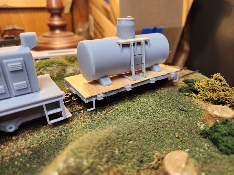 On30 16' Tank Car Kit 3D Printed Requires Bachmann 29904 Low Archbar ...